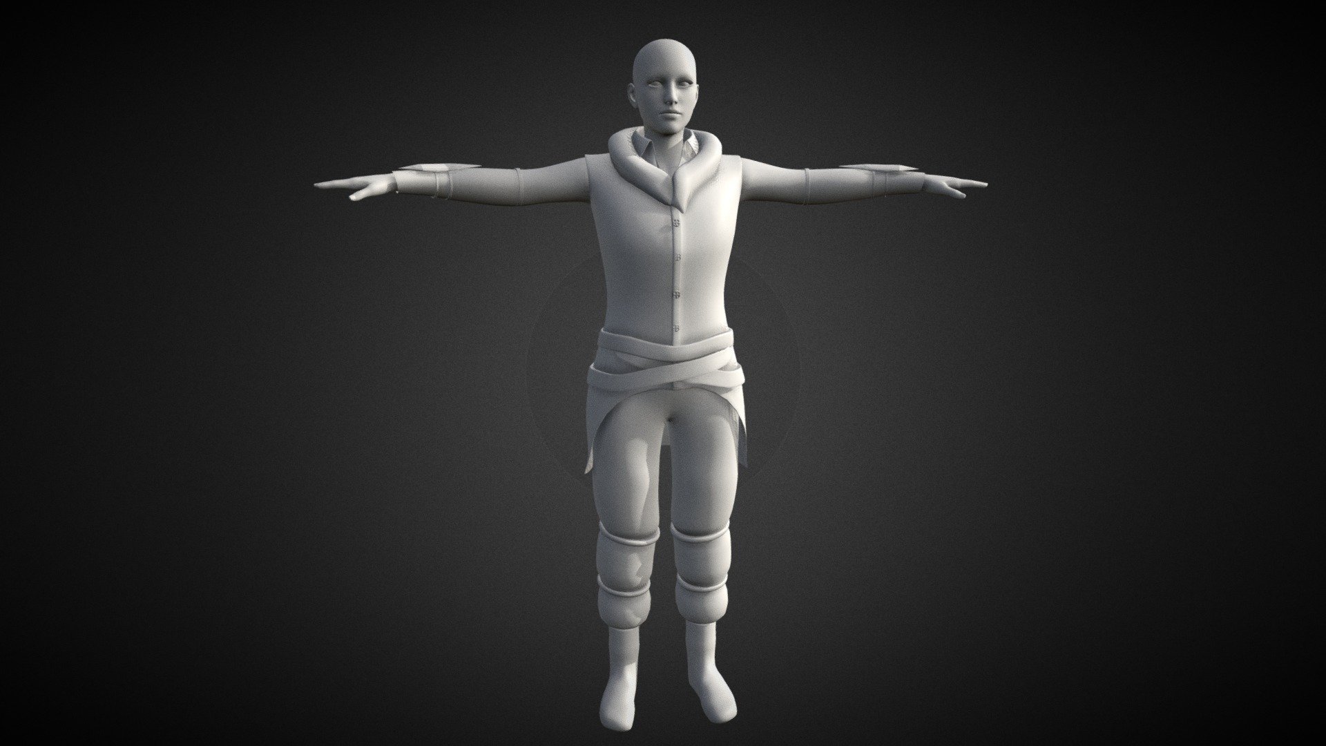 Study: Character Clothing - 3D model by Juliana (@ratzrou) [255e533 ...