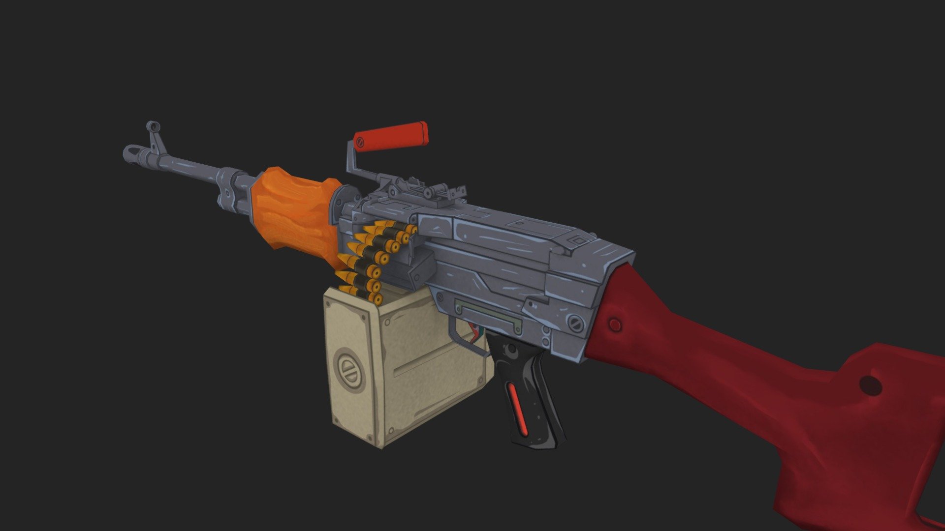 PK Gun - 3D model by SamanPolyArt [2561738] - Sketchfab