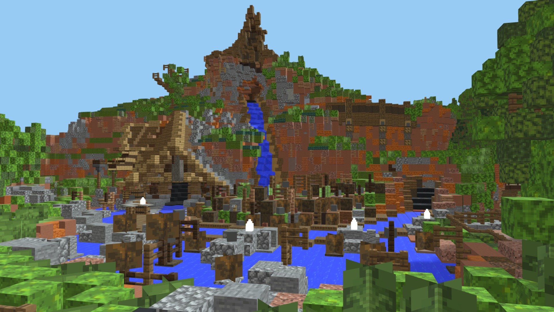Disneyland's Splash Mountain in Minecraft - 3D model by NicholasCappe ...