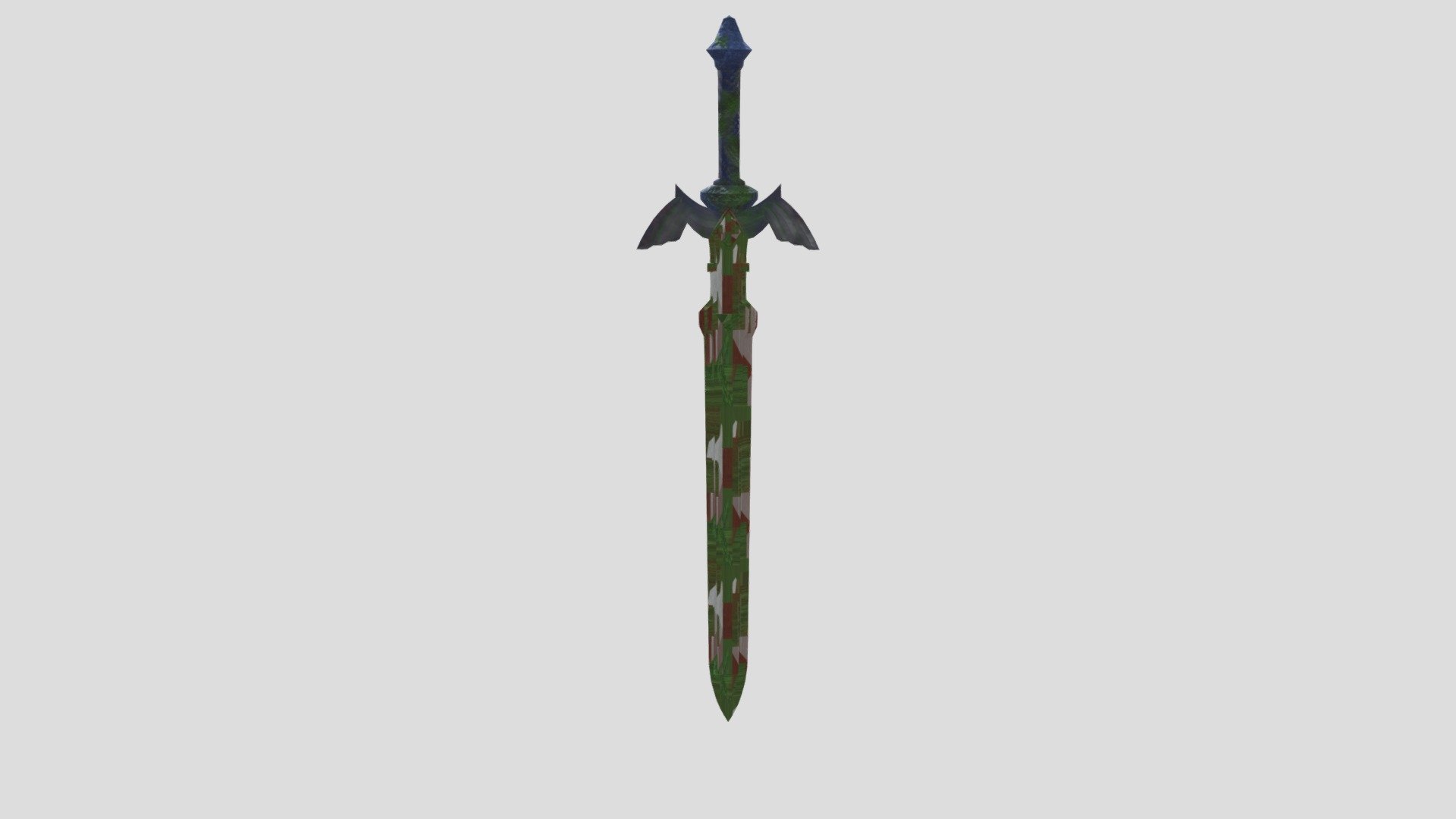 Master Sword custom texture 2 - Download Free 3D model by ALunaNS ...