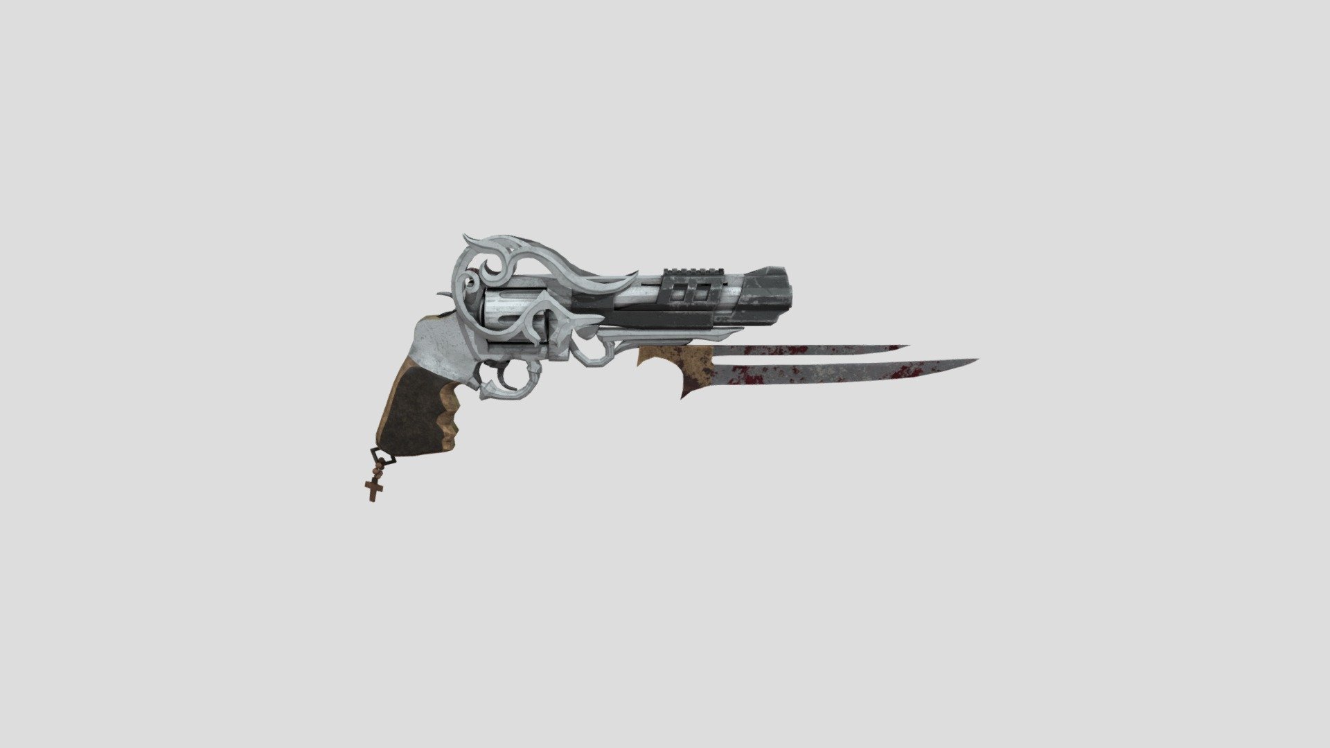 Demon Hunter Revolver - 3D model by Spring Bonnie (@7681481567 ...
