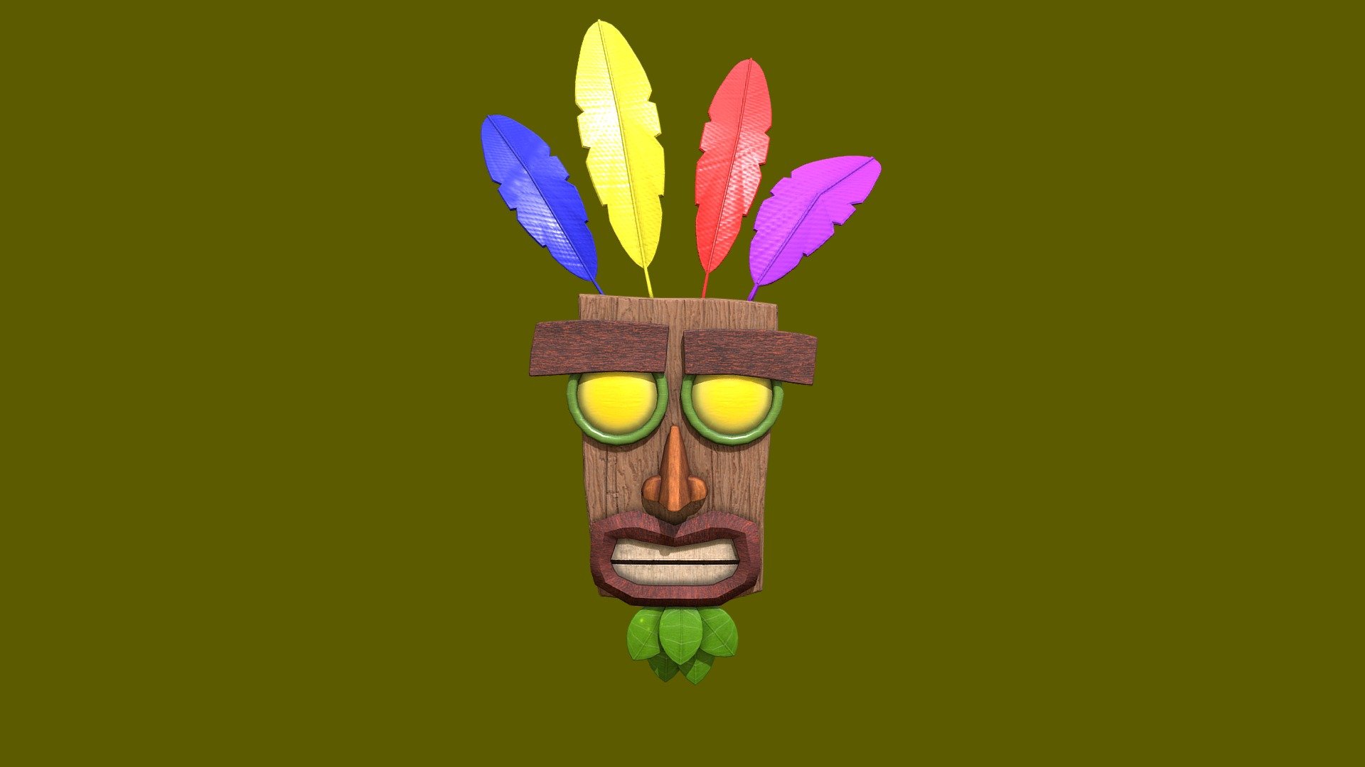 Aku Aku - 3D model by Ametzger [256713c] - Sketchfab