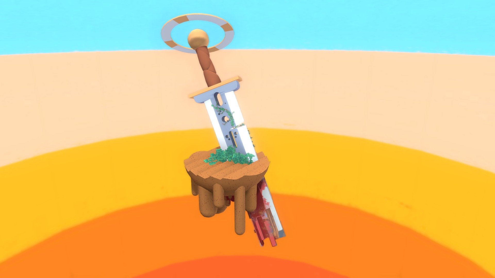 Where a Sword Pierces the Earth - Download Free 3D model by Wren Mason ...