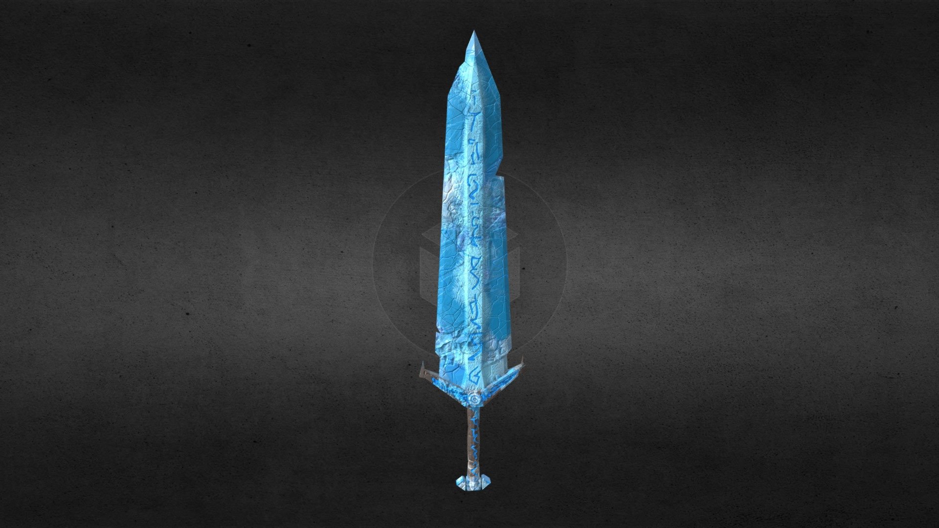 Ice Sword - 3D model by danni_the_ghost [256836f] - Sketchfab