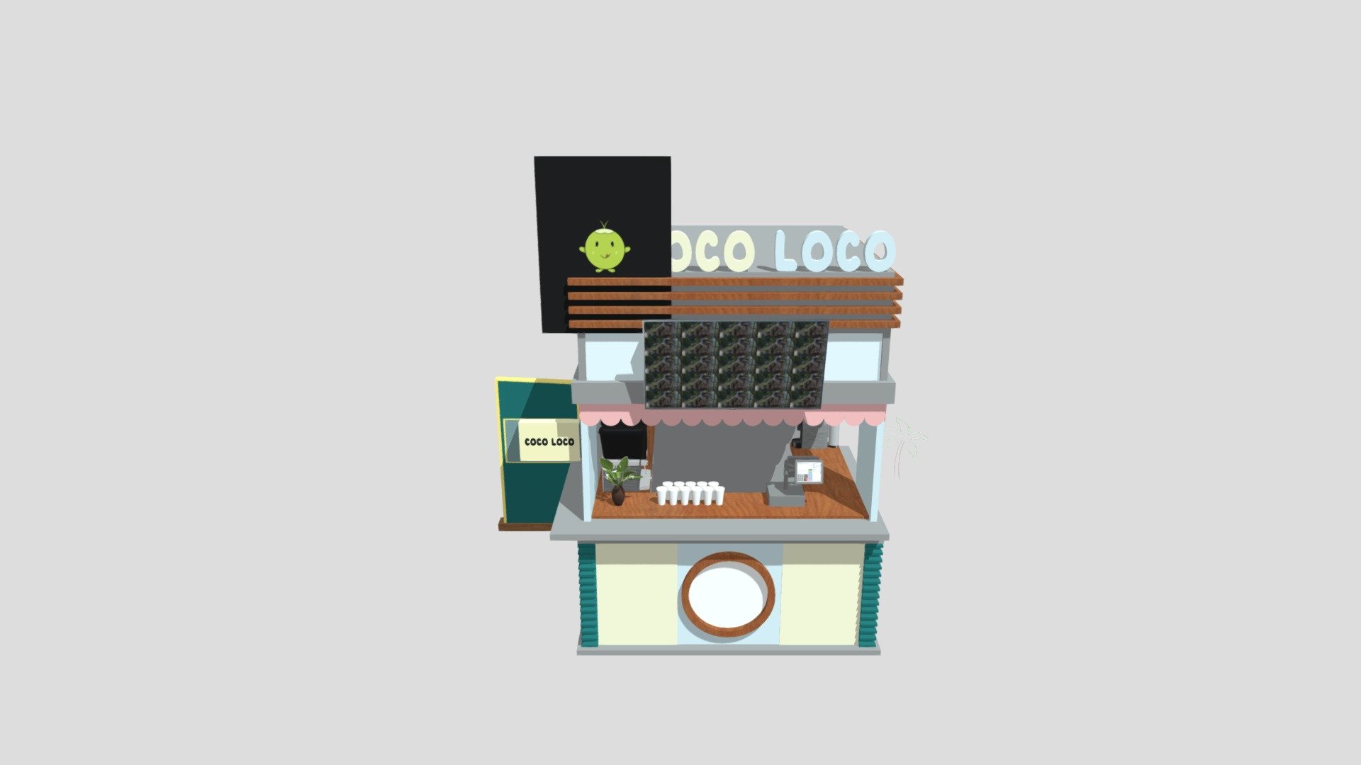 Coco Loco - 3D model by Wijesekera.Irosh [2568e60] - Sketchfab
