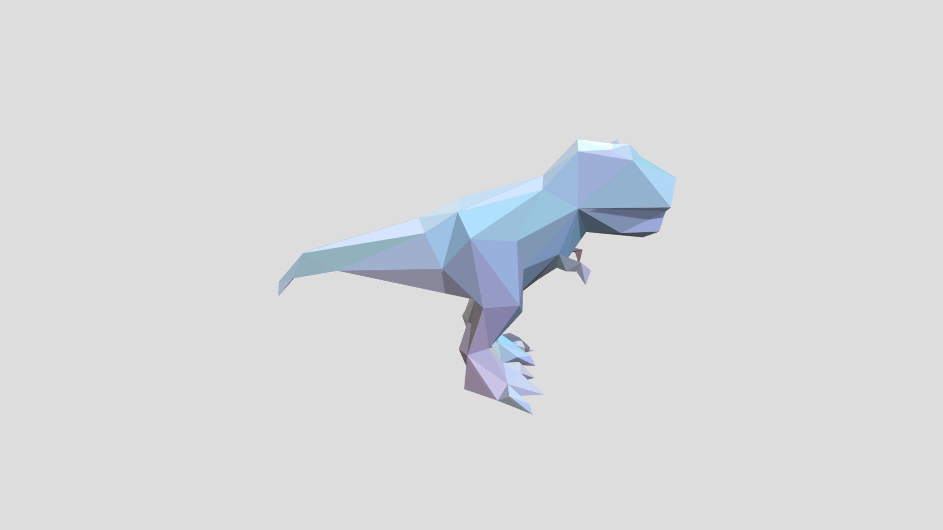 Low-Poly_T-Rex_ - 3D model by marioribecco [25691c0] - Sketchfab