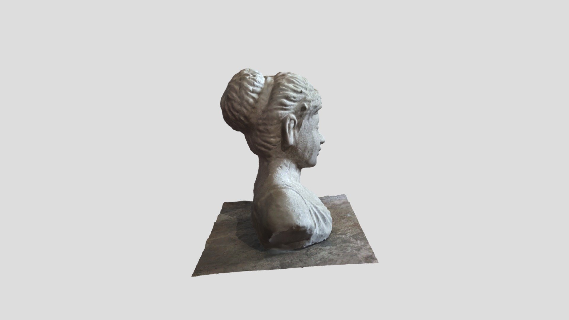 Bust Statue - 3D model by TrueDroneFlightPhotography [256928d] - Sketchfab