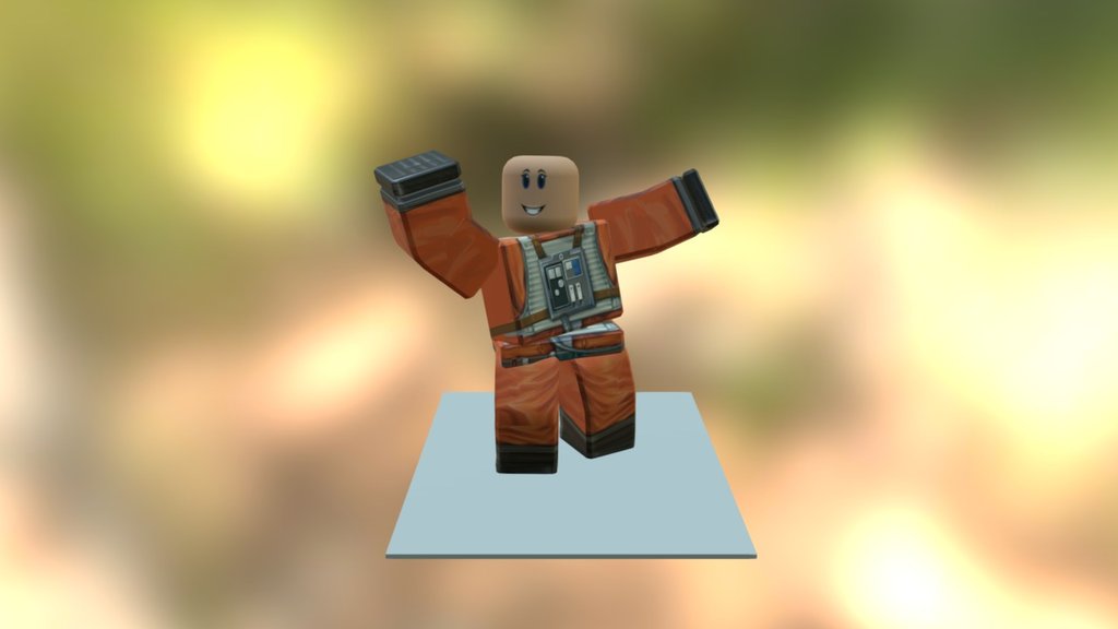 Blocky Cheer - 3D model by Roblox-R15 [2569d61] - Sketchfab