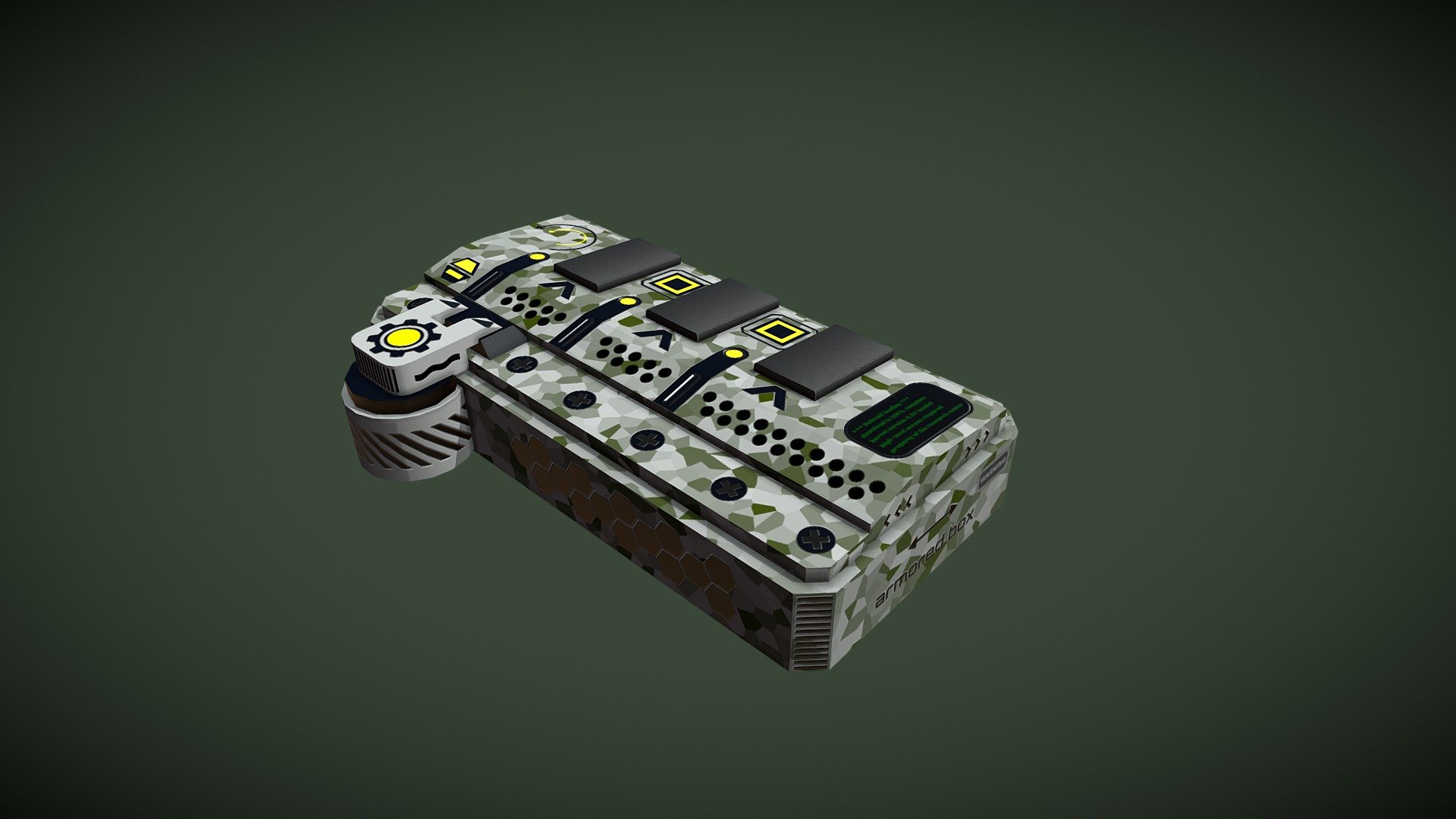 Sci- Fi Chest - 3D model by Karabas Studio (@Alexei777) [256ccf2 ...