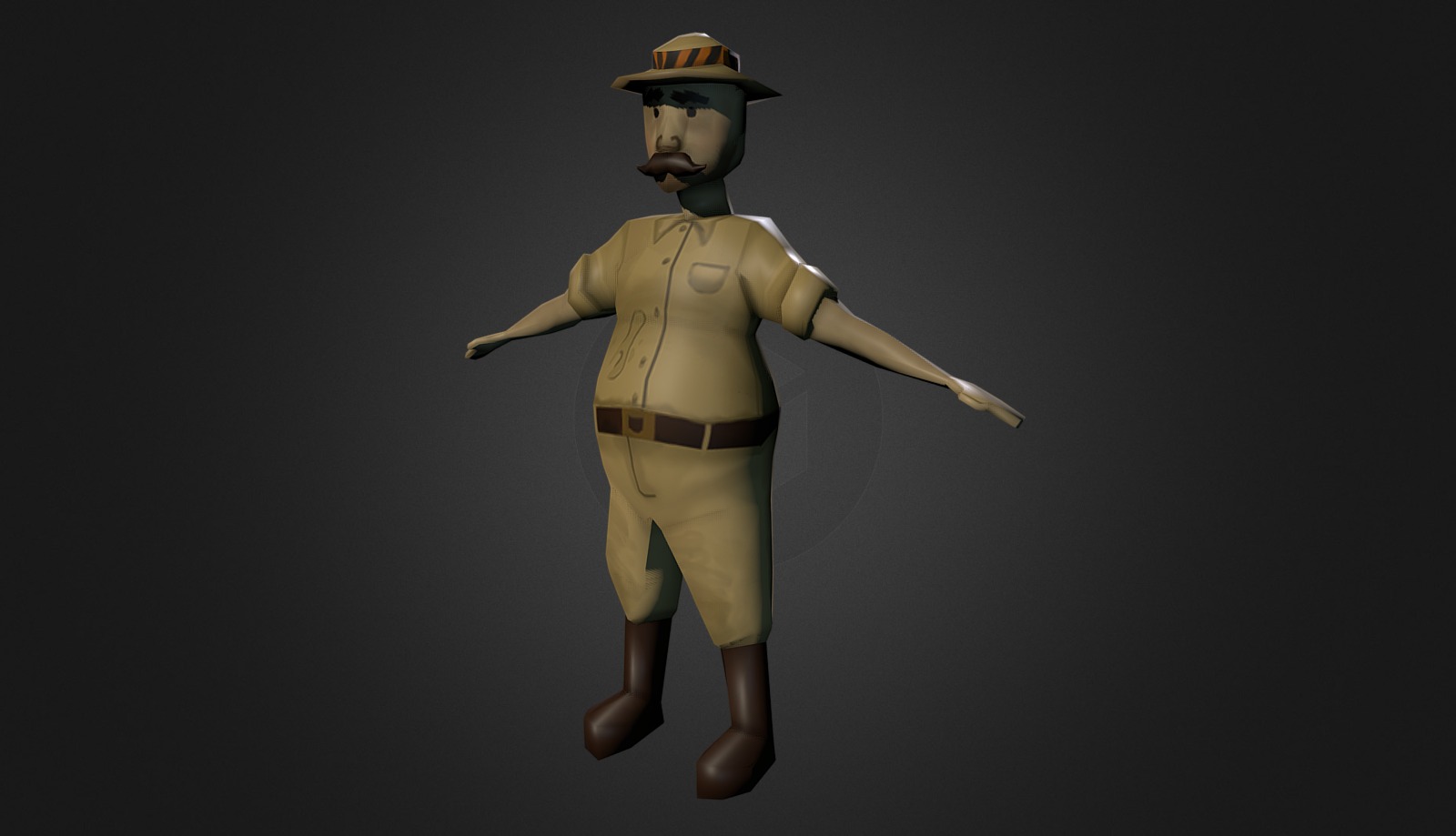 Low Poly Safari Character - 3D model by OwenEdwards (@noonesaidwords ...