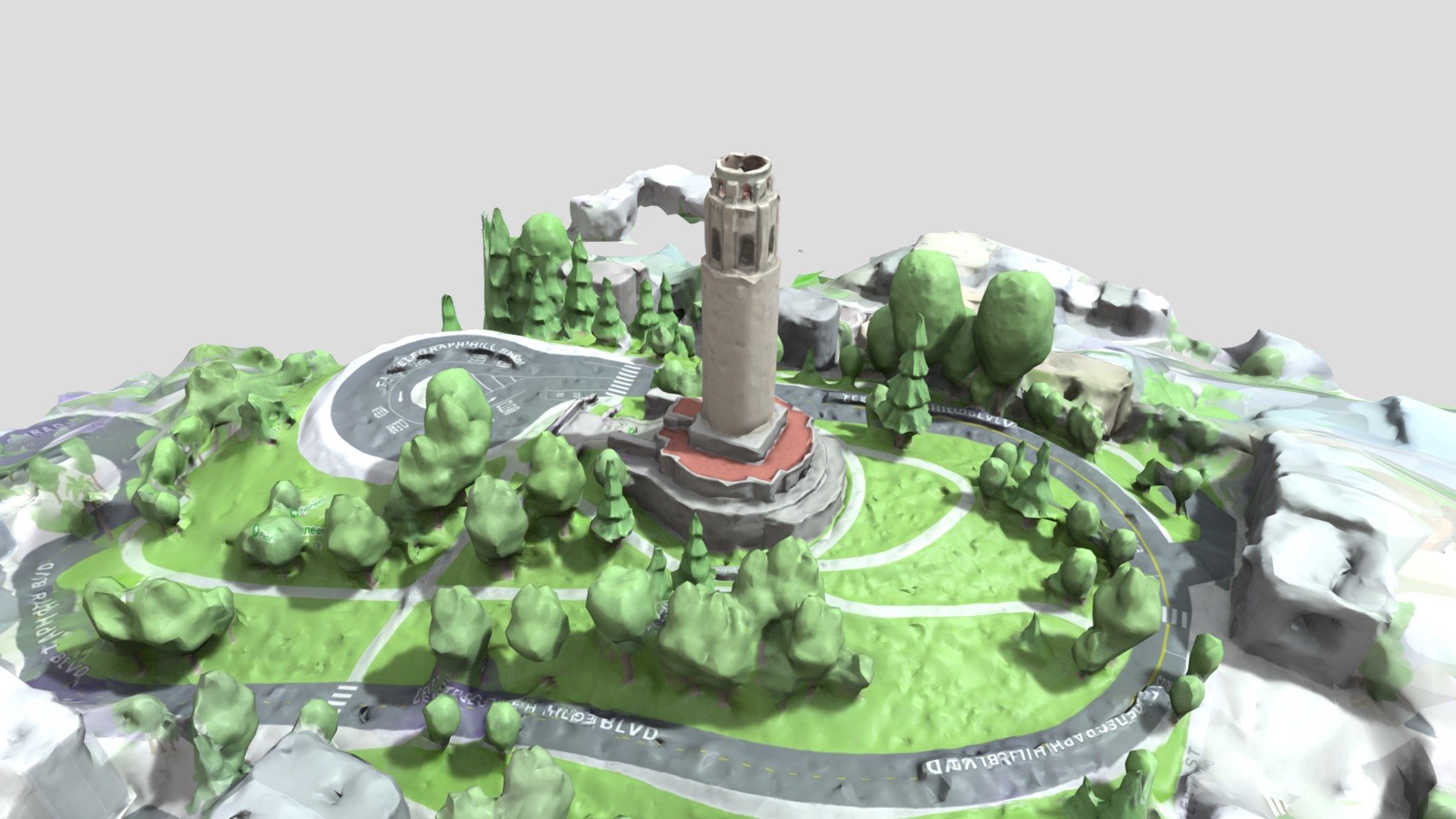 Coit Tower - Download Free 3D model by jankais3r [256e81c] - Sketchfab