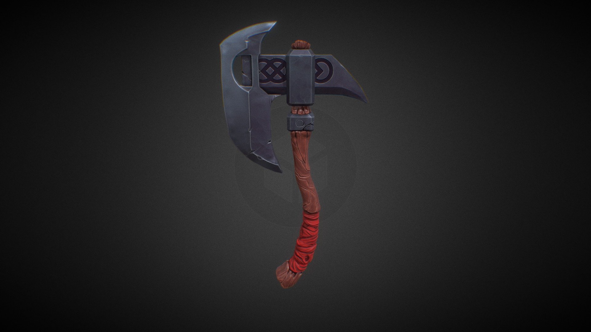 Stylized_Axe - 3D model by Svyatoslav_sol [25717dd] - Sketchfab