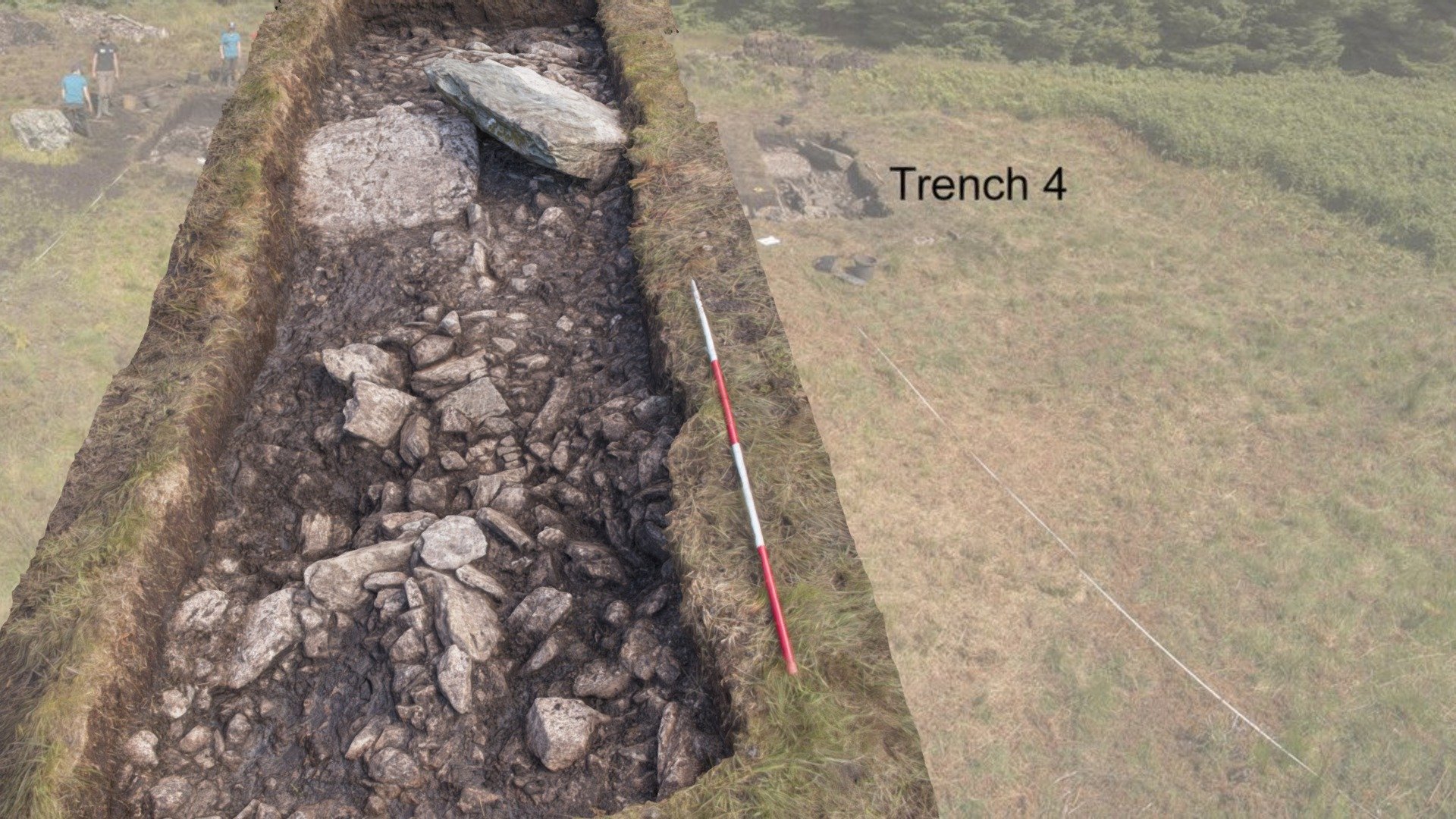Giant's Grave Trench 4 - cists exposed - 3D model by University of ...