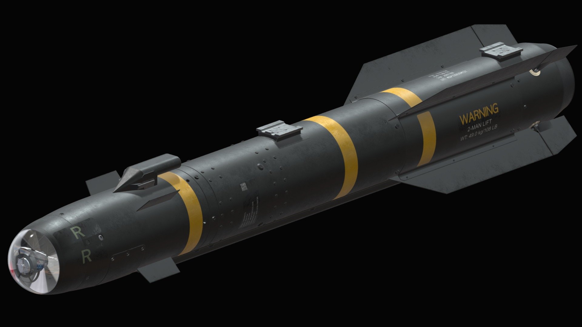 AGM-114R Hellfire II (FBX) - 3D model by Jeyhun1985 [2572700] - Sketchfab