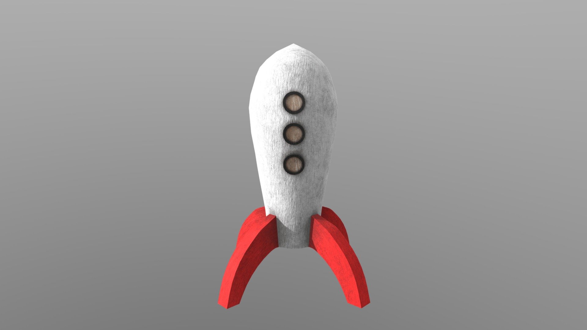 Wooden Rocket - 3D model by ElresKaze [2575510] - Sketchfab