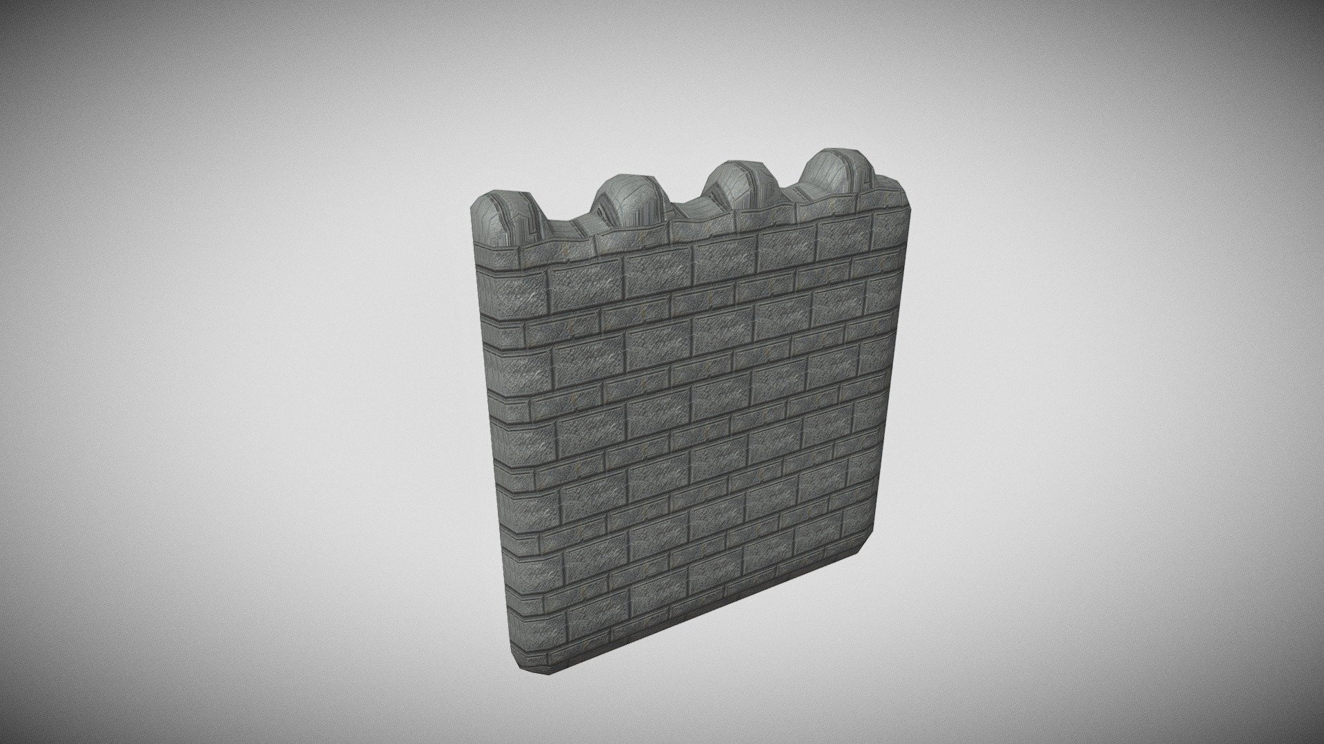 Castle Wall - Download Free 3D model by kai9987kai [2575d33] - Sketchfab