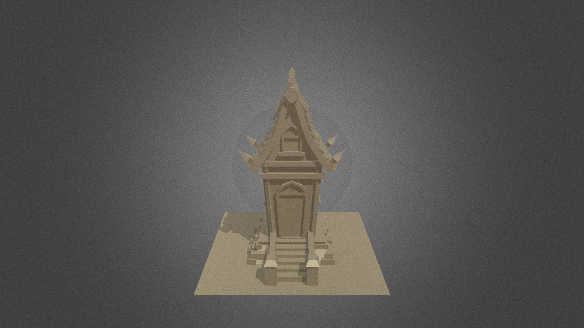 Stylized House (extra exercise) - Download Free 3D model by Leon Da ...