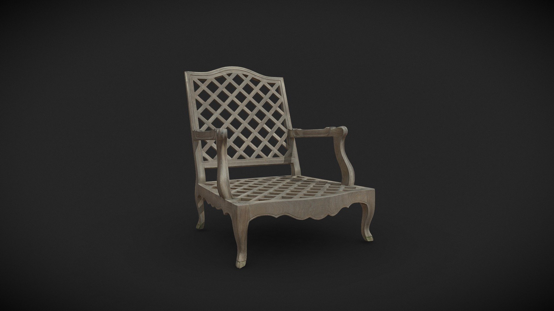 3D Scan: Wooden Lounge Chair - Download Free 3D model by Scanbie (@3d ...