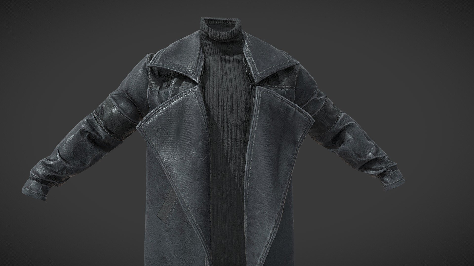 trench coat - Buy Royalty Free 3D model by highraion [25778c5 ...