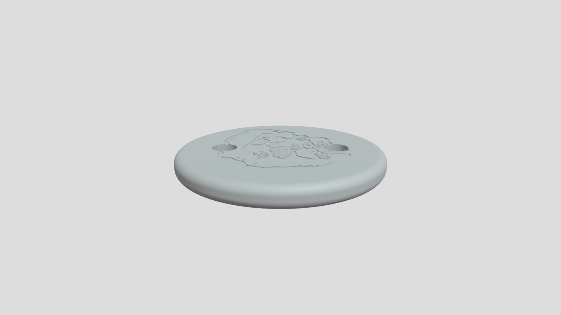 Circle Embossed Button - 3D model by AnjaCC [25778f5] - Sketchfab
