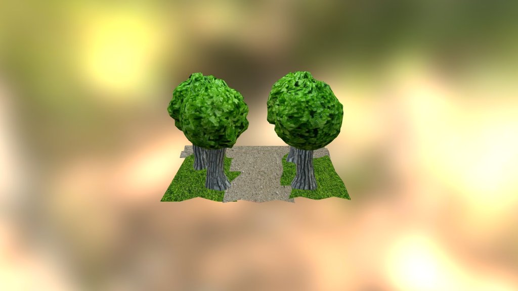 HW 03 - Road + Trees - Download Free 3D model by darkfenrir [257bbd5 ...