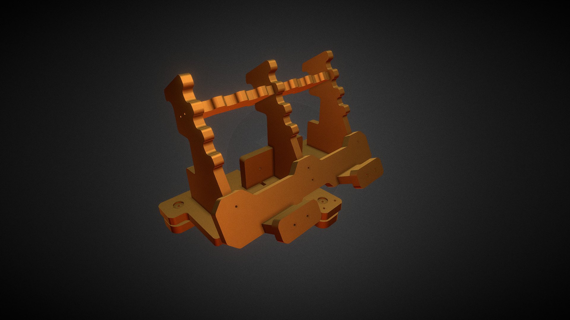 Stojak lapek - 3D model by DANSKI [257c21a] - Sketchfab