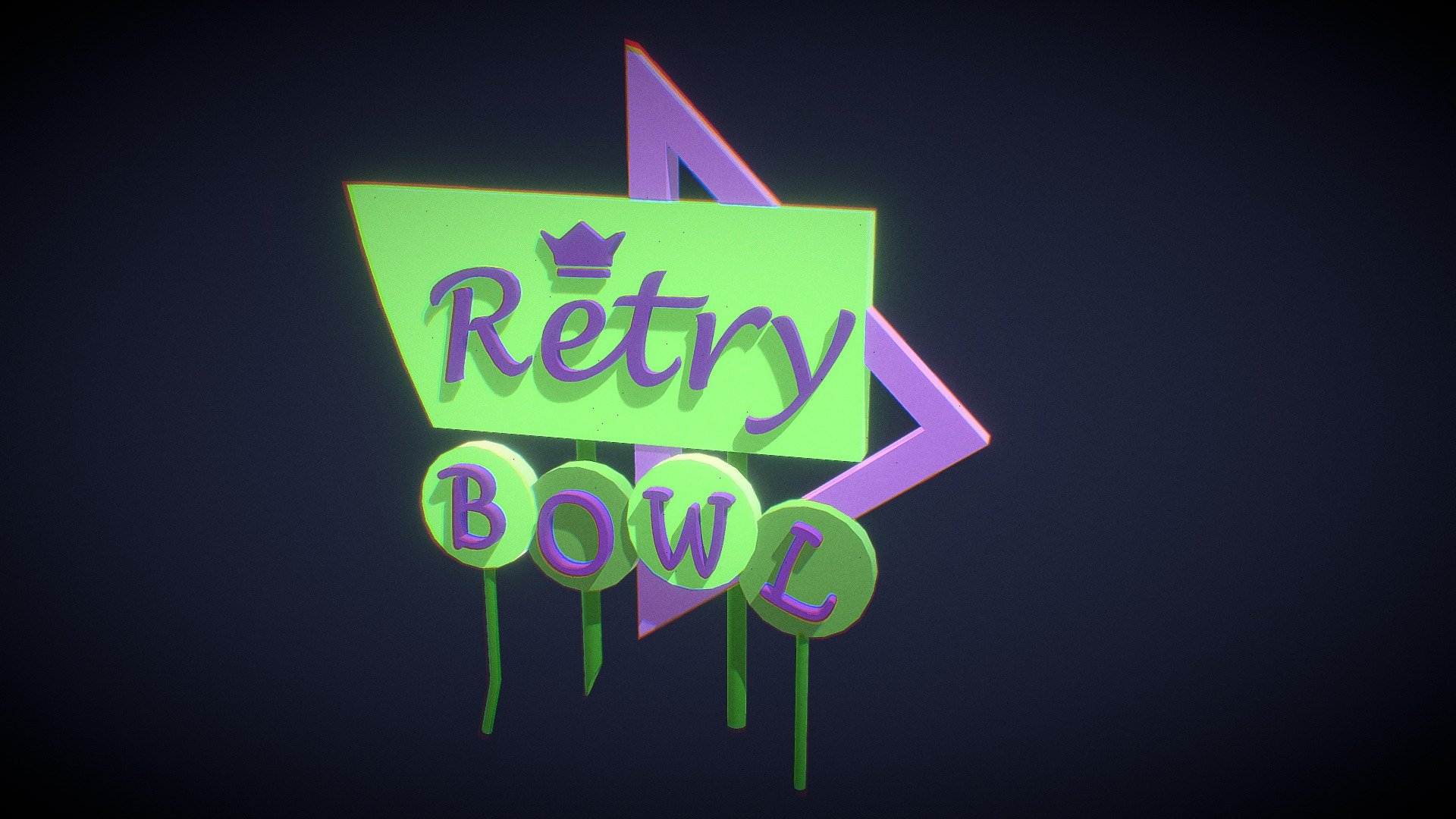 Banner2 (Retry school) - Download Free 3D model by Gring0 [257d5e7 ...