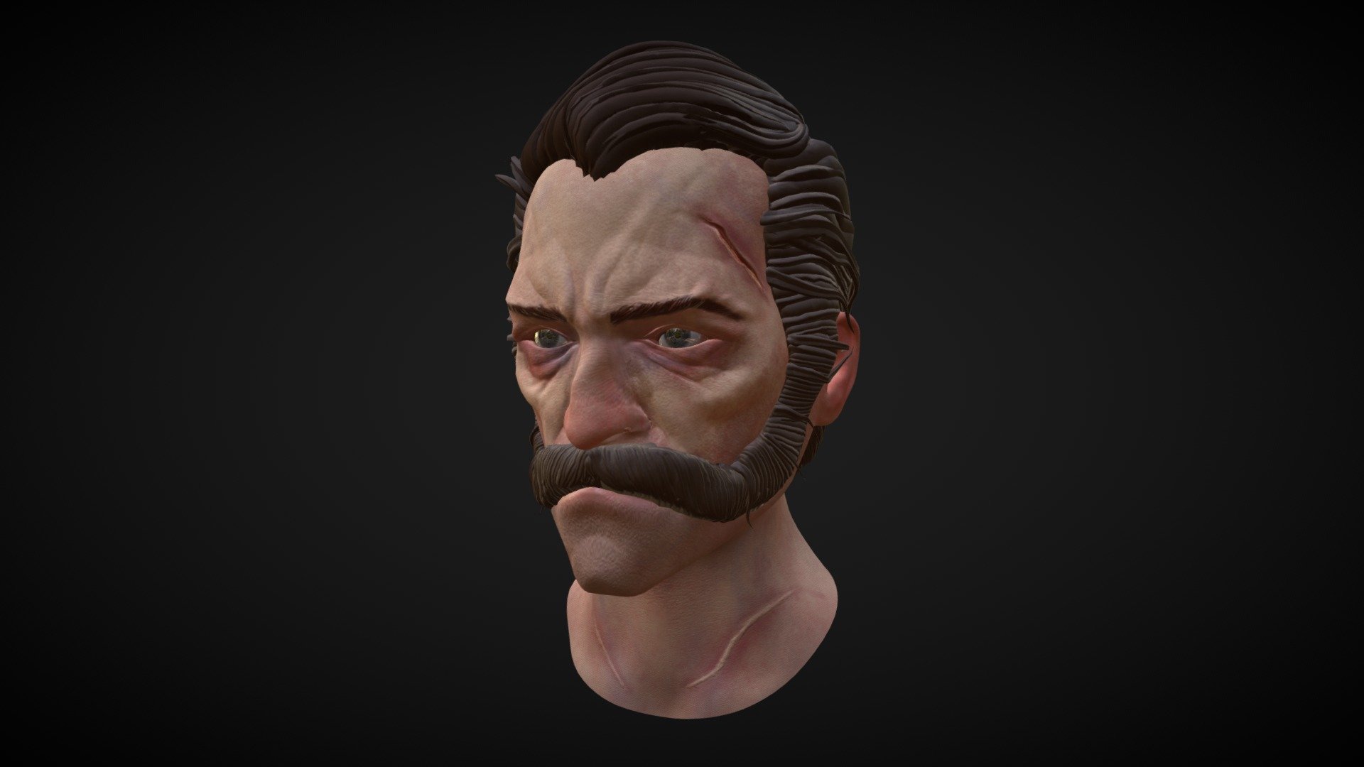 Real-Time Head - 3D model by SandieVervondel [257e31f] - Sketchfab
