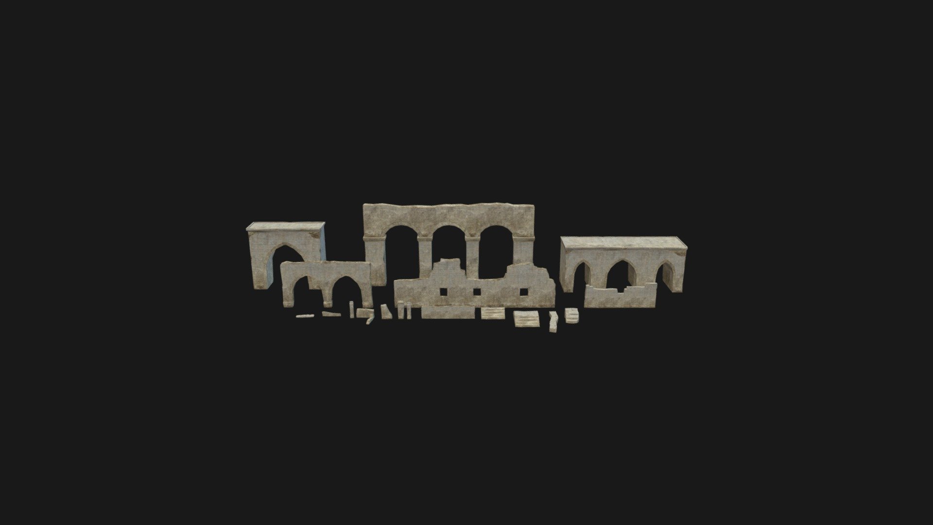 Citadel Set - 3D model by mnagatani [257e4bf] - Sketchfab