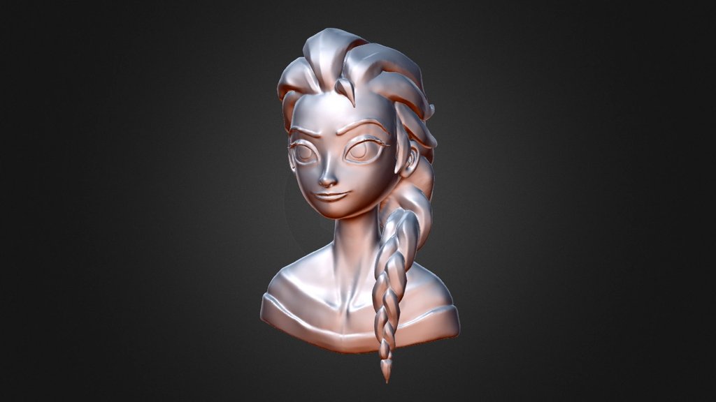 Elsa - 3D model by lullaby [257ee52] - Sketchfab
