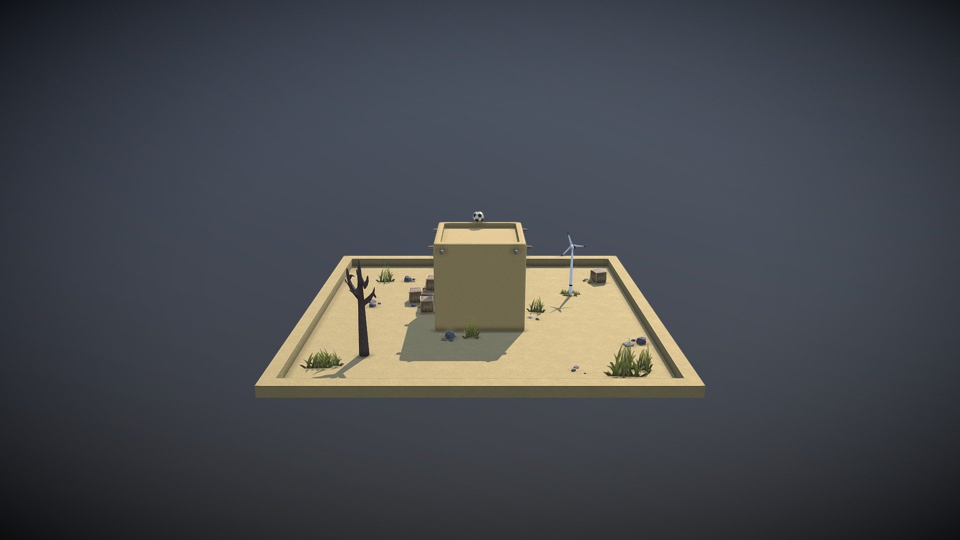3D Assessment - Desert Scene - 3D model by Nimx [2582383] - Sketchfab