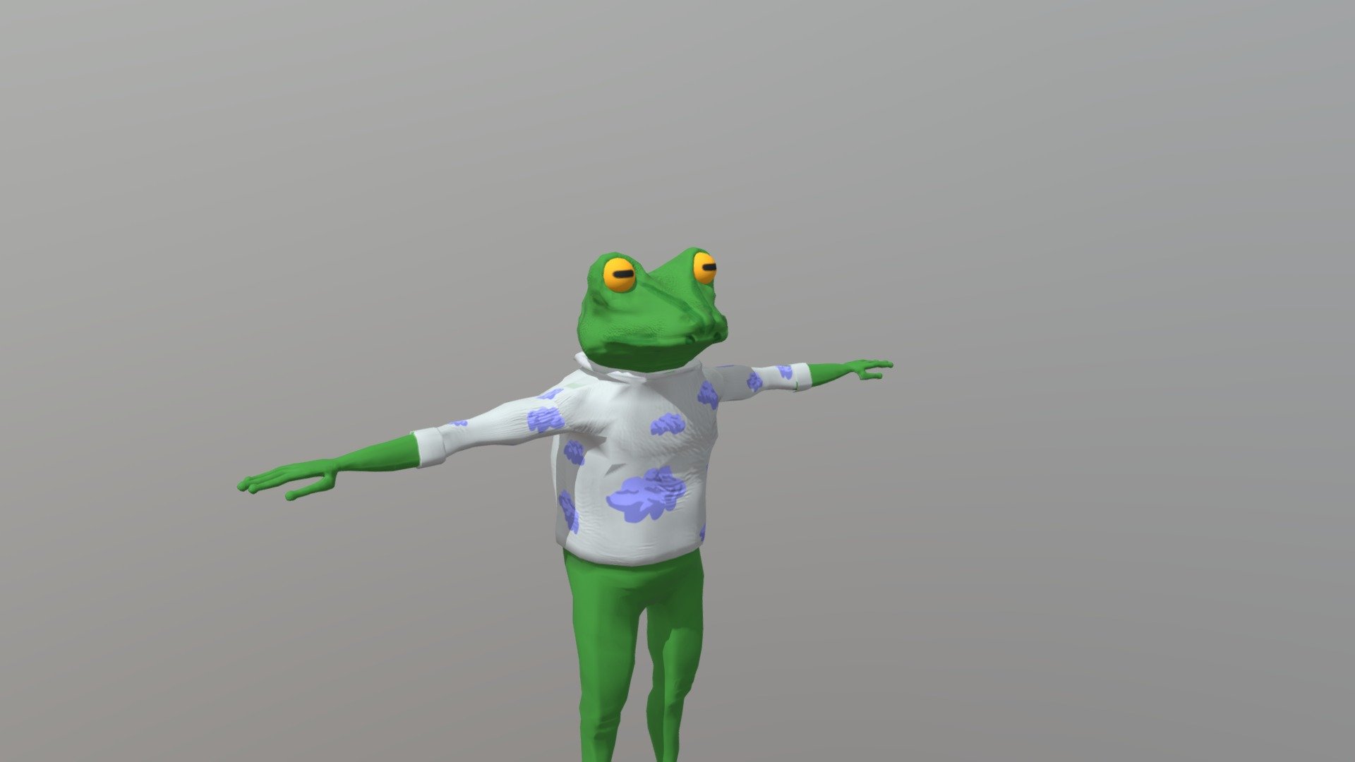 Frog Model for 3D games - 3D model by karadagg [258340d] - Sketchfab