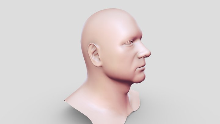 Man_face 3D models - Sketchfab
