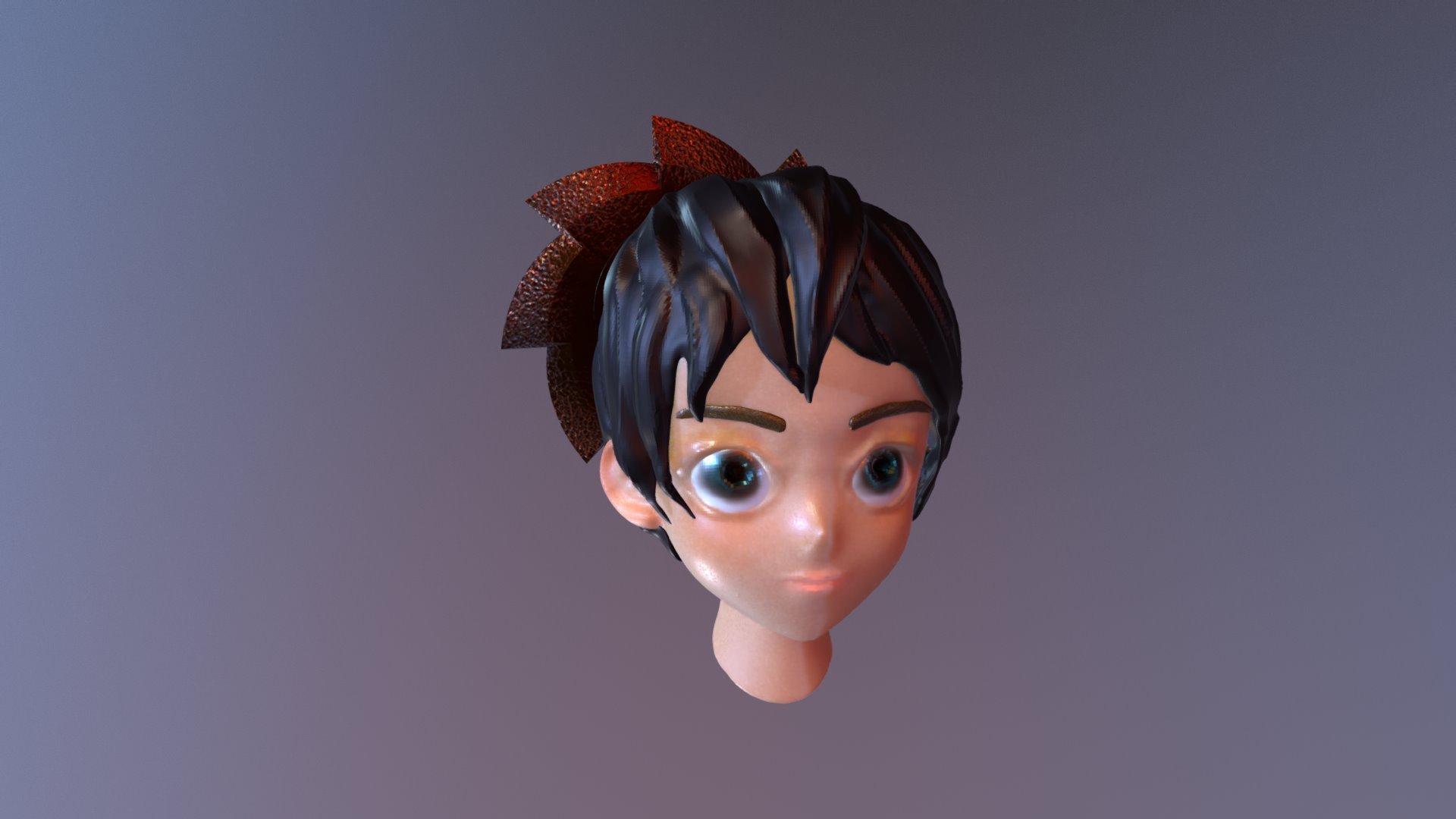 Girl head model practice - 3D model by Jierenzhang [2585642] - Sketchfab