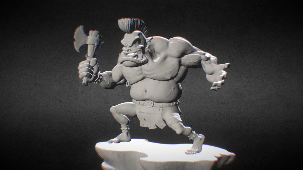 Cartoon Orc - 3D model by Alex Yaremchuk (@alexyaremchuk) [2585a2a ...
