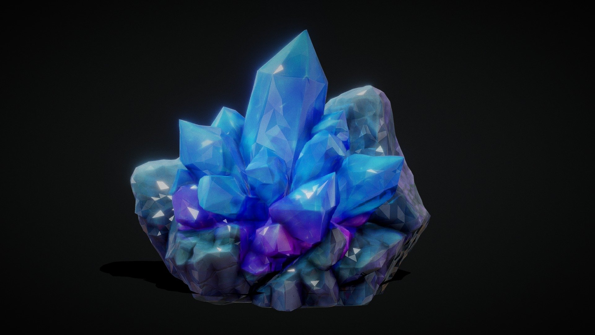 Stalagmite/Crystal/Ore Cluster - [MESHY] - Download Free 3D model by ...