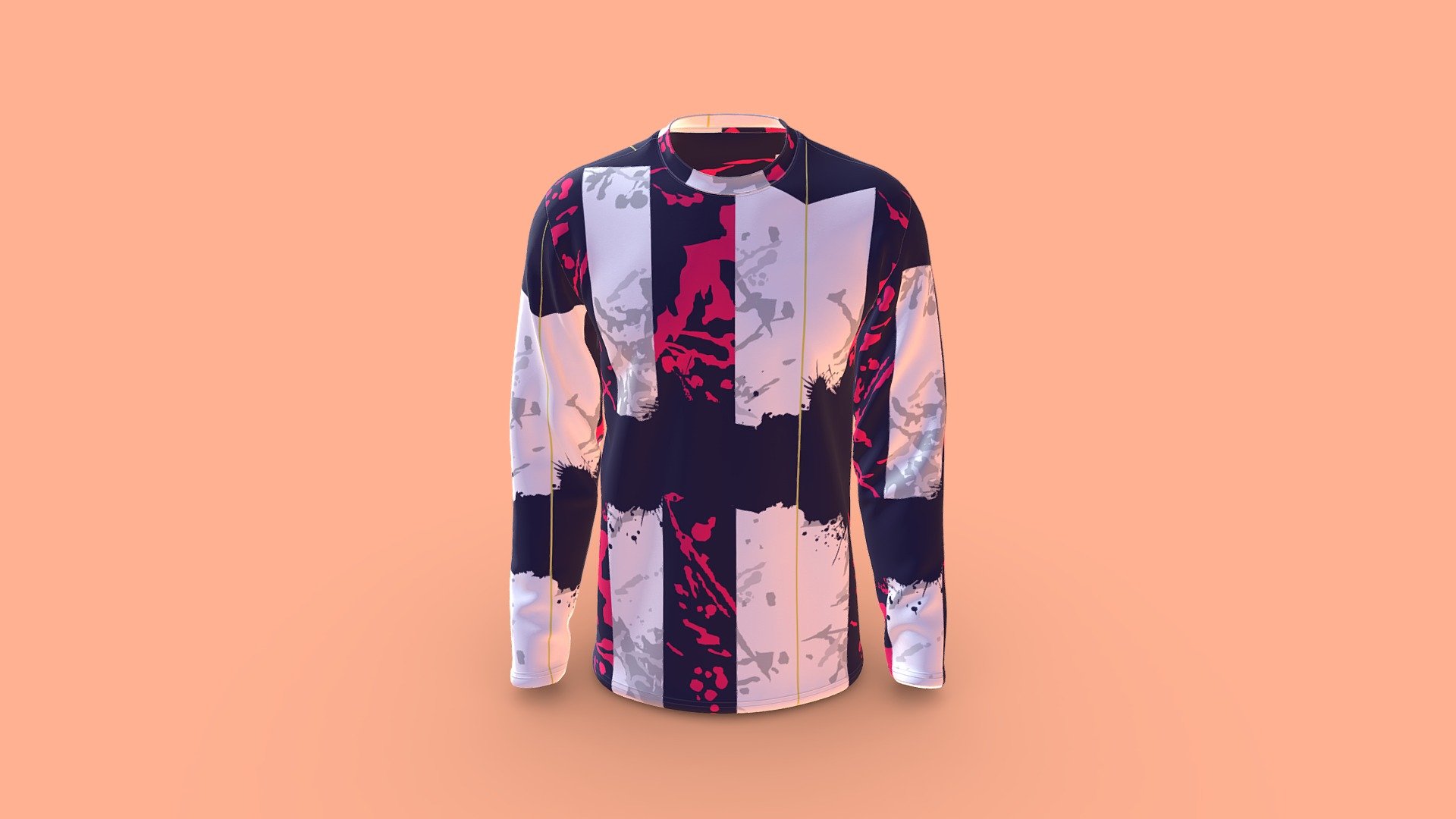 3D model Long Sleeve Tee - Buy Royalty Free 3D model by Wearable3D ...