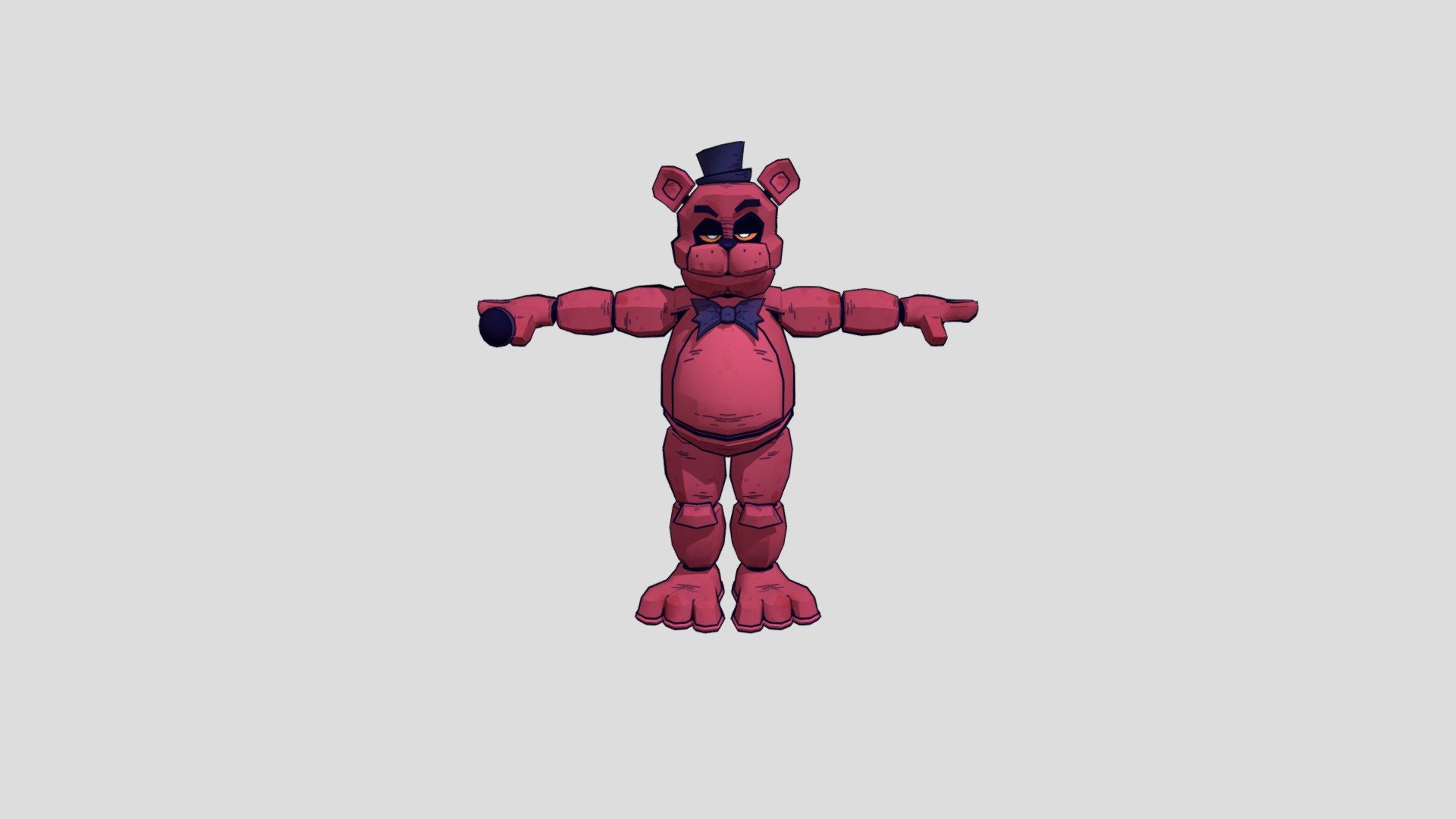 Retro Freddy Fazbear - Download Free 3D model by freddychild1987 ...