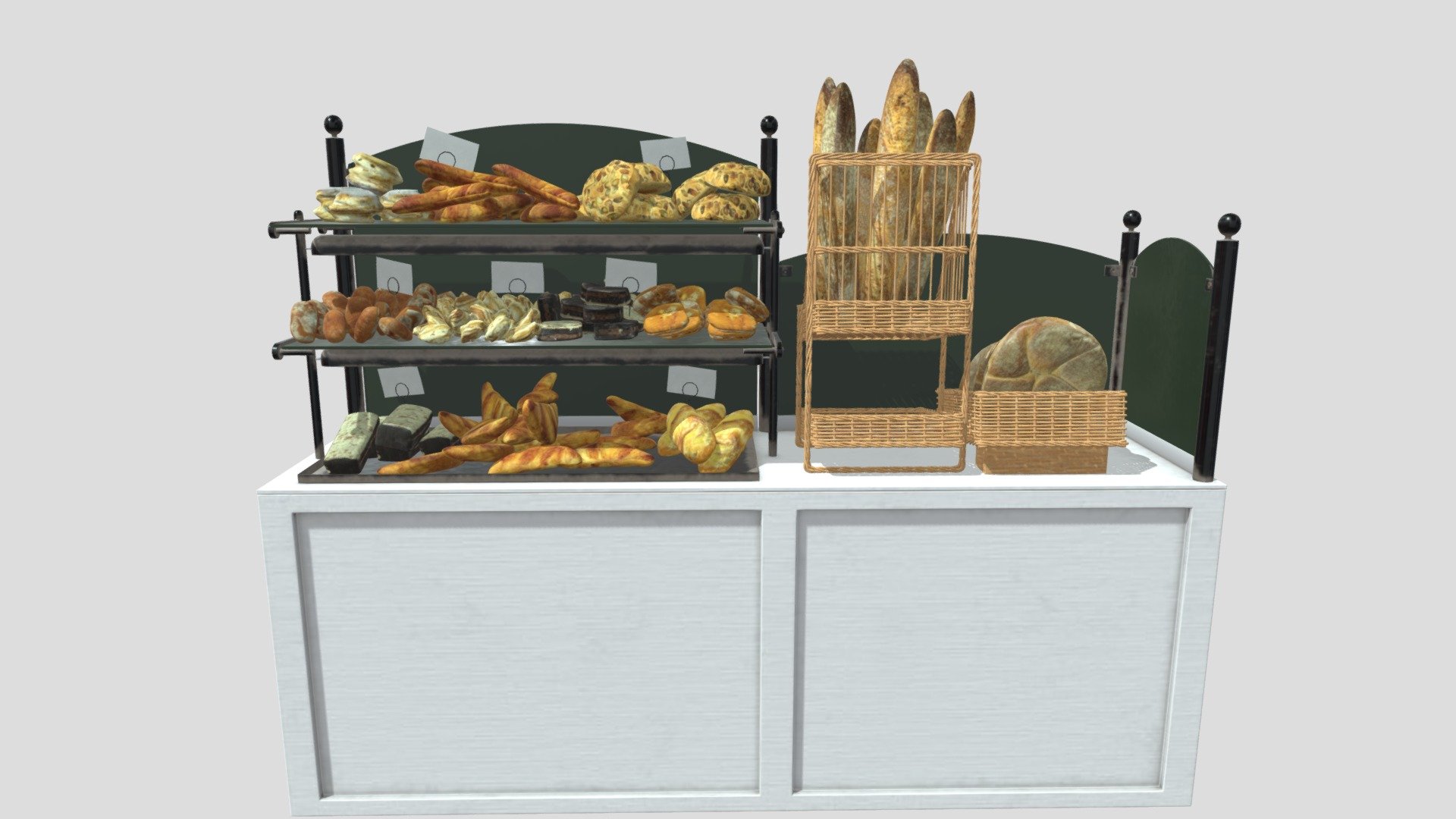 Store fixtures 11 AM216 Archmodel - Buy Royalty Free 3D model by ...