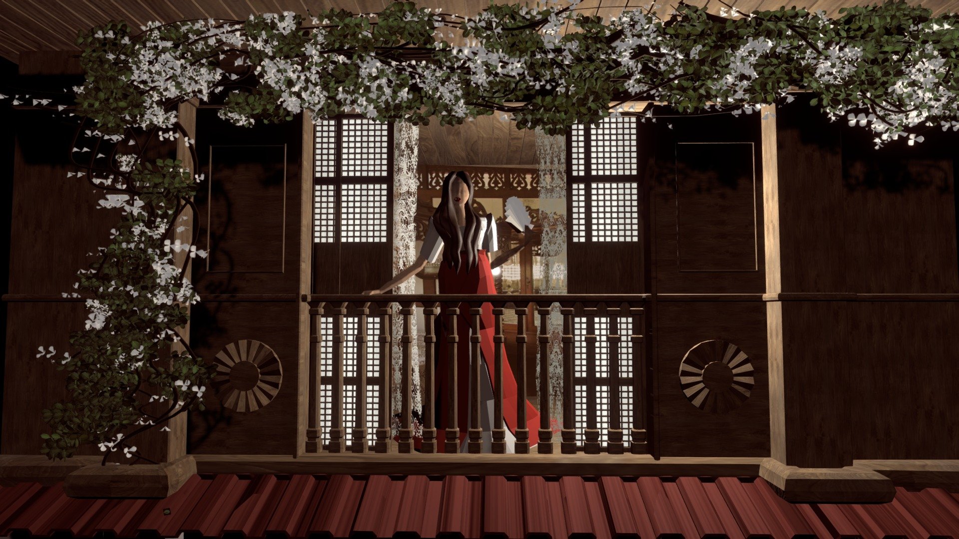 Old Philippine Heritage Home Balcony - Download Free 3D model by jen b ...