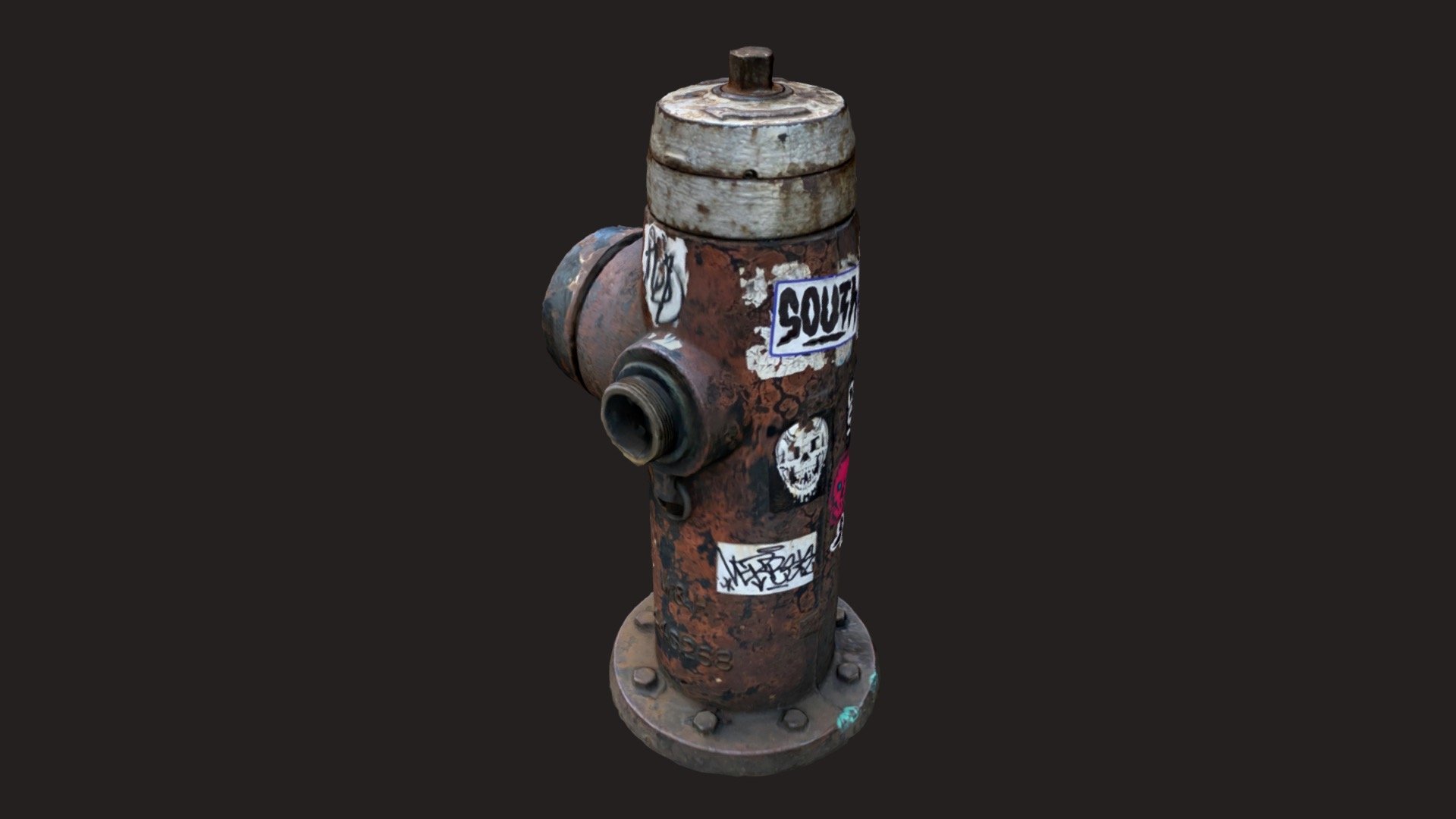 Day 262: Graffiti Hydrant - Buy Royalty Free 3D model by uttamg911 ...