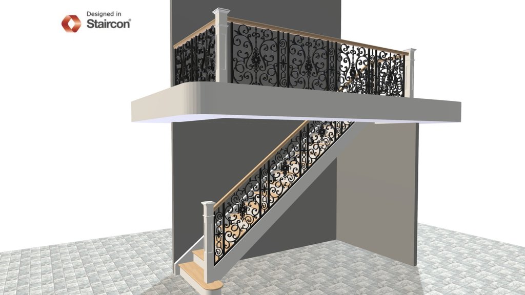Stair models database Staircon - A 3D model collection by 3D Software ...