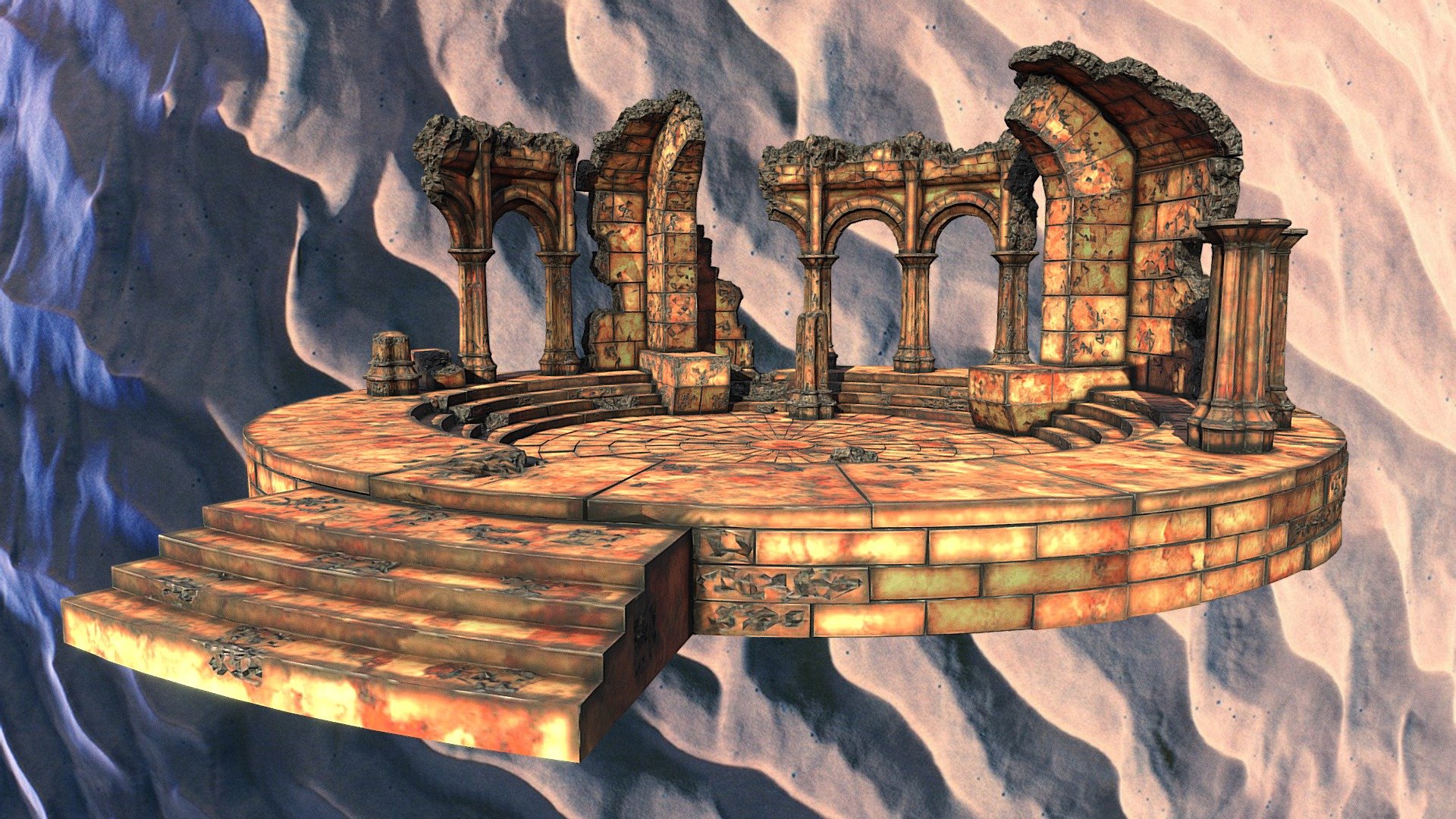 Lost Temple - Buy Royalty Free 3D model by okotaru (@loaferspore ...