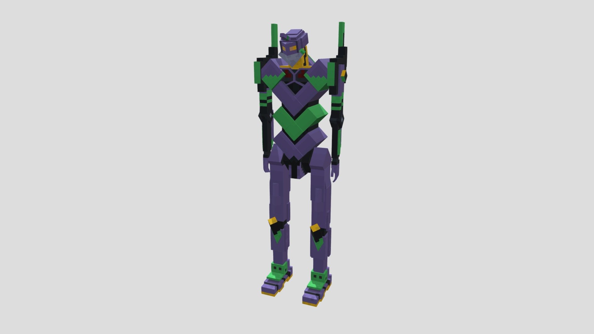 Eva 01 - 3D model by kenzoneo [258d76a] - Sketchfab