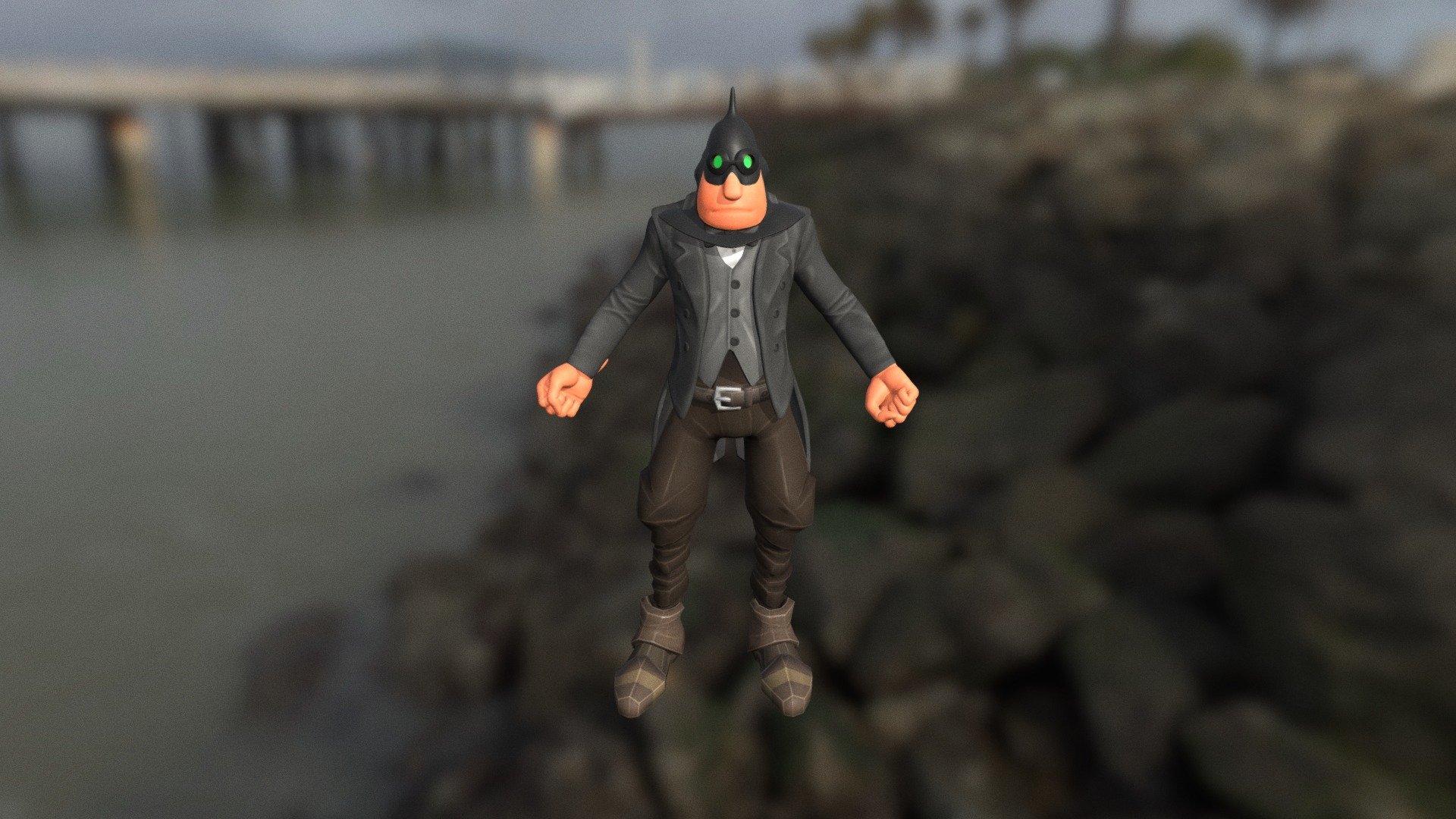 Steampunk Guy - Download Free 3D model by pooiloui2 [258df33] - Sketchfab