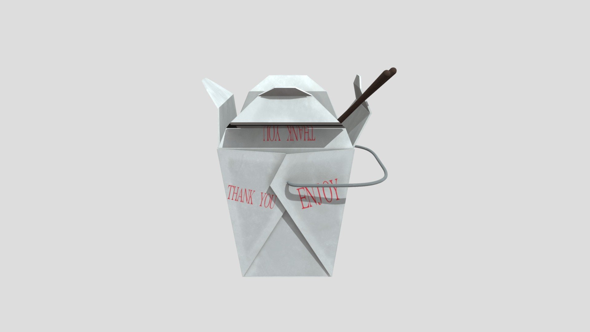 Chinese Food Container - 3D model by ji4849 [258e37d] - Sketchfab