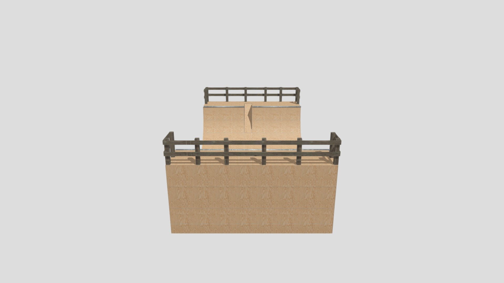 Half Pipe Textured - 3D model by D_Schutt [258e734] - Sketchfab