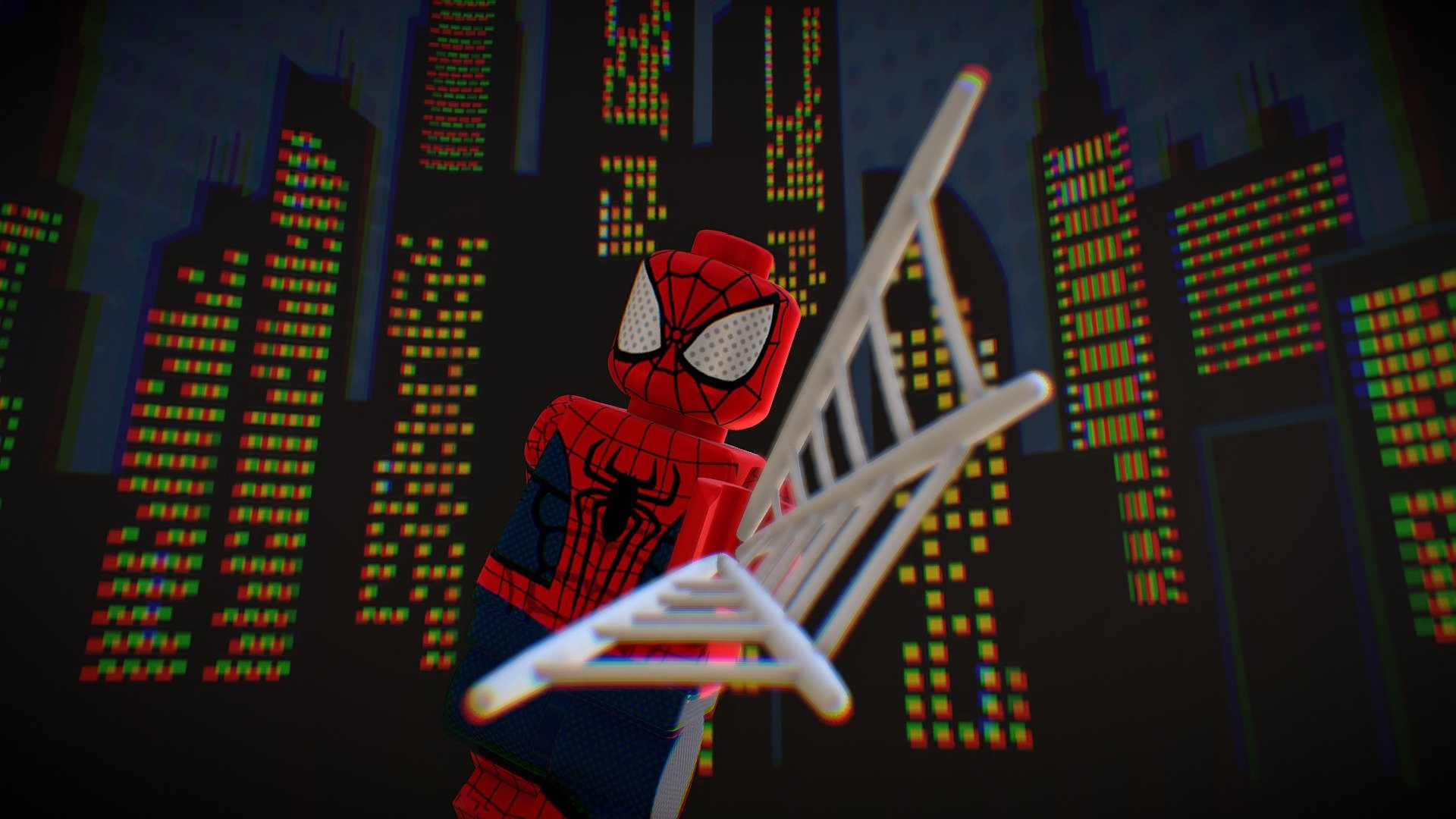 Lego Spiderman - 3D model by Cynia [258e752] - Sketchfab