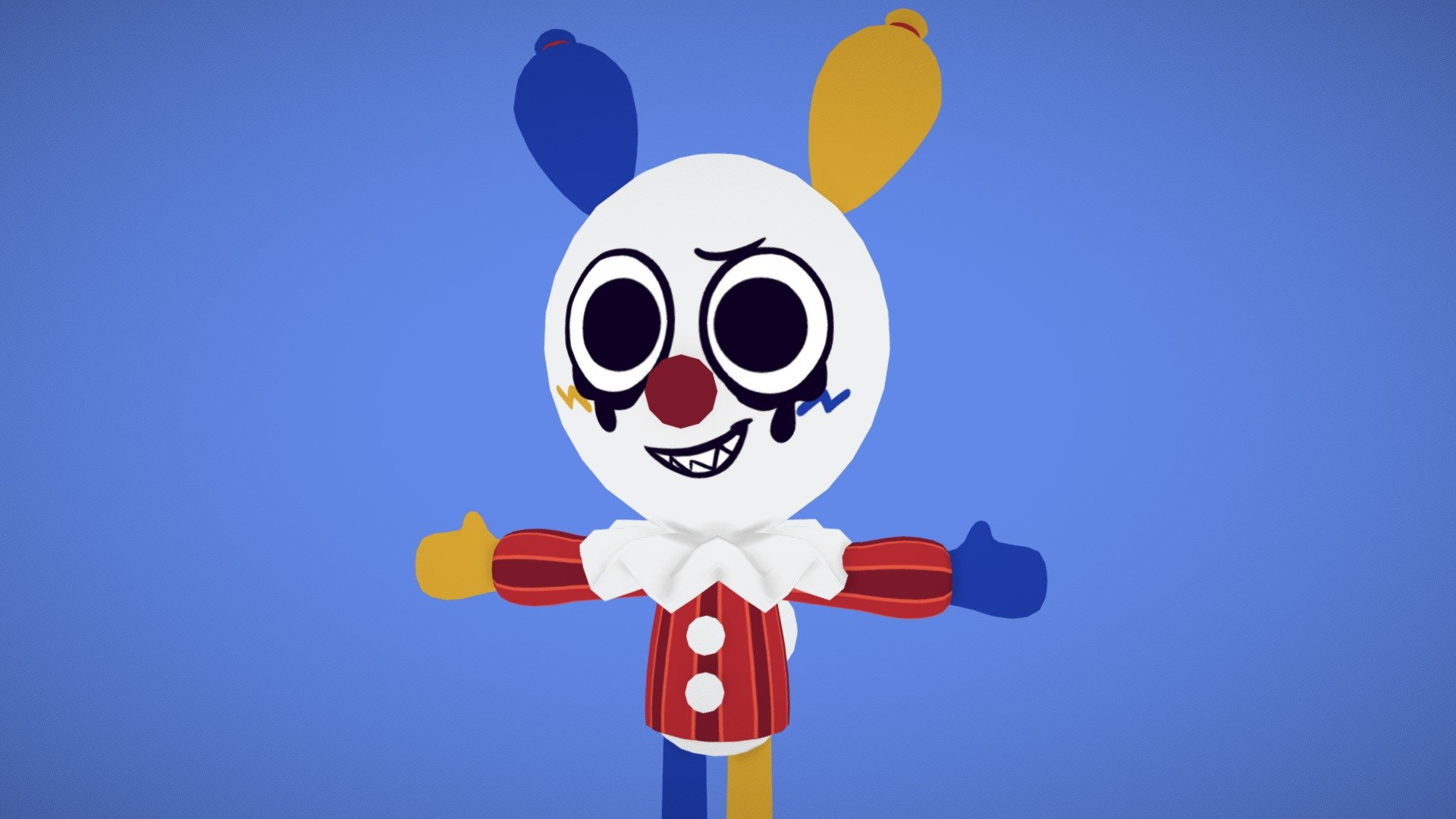 Creepy Clown Looey (Dandys World) - Download Free 3D model by cosmo ...