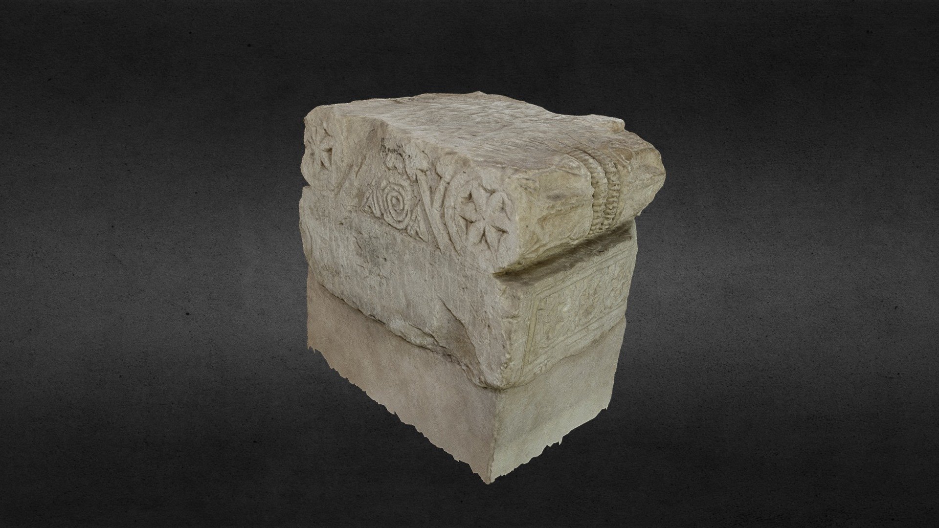 Roman Funerary Altar from Conímbriga - Download Free 3D model by ...